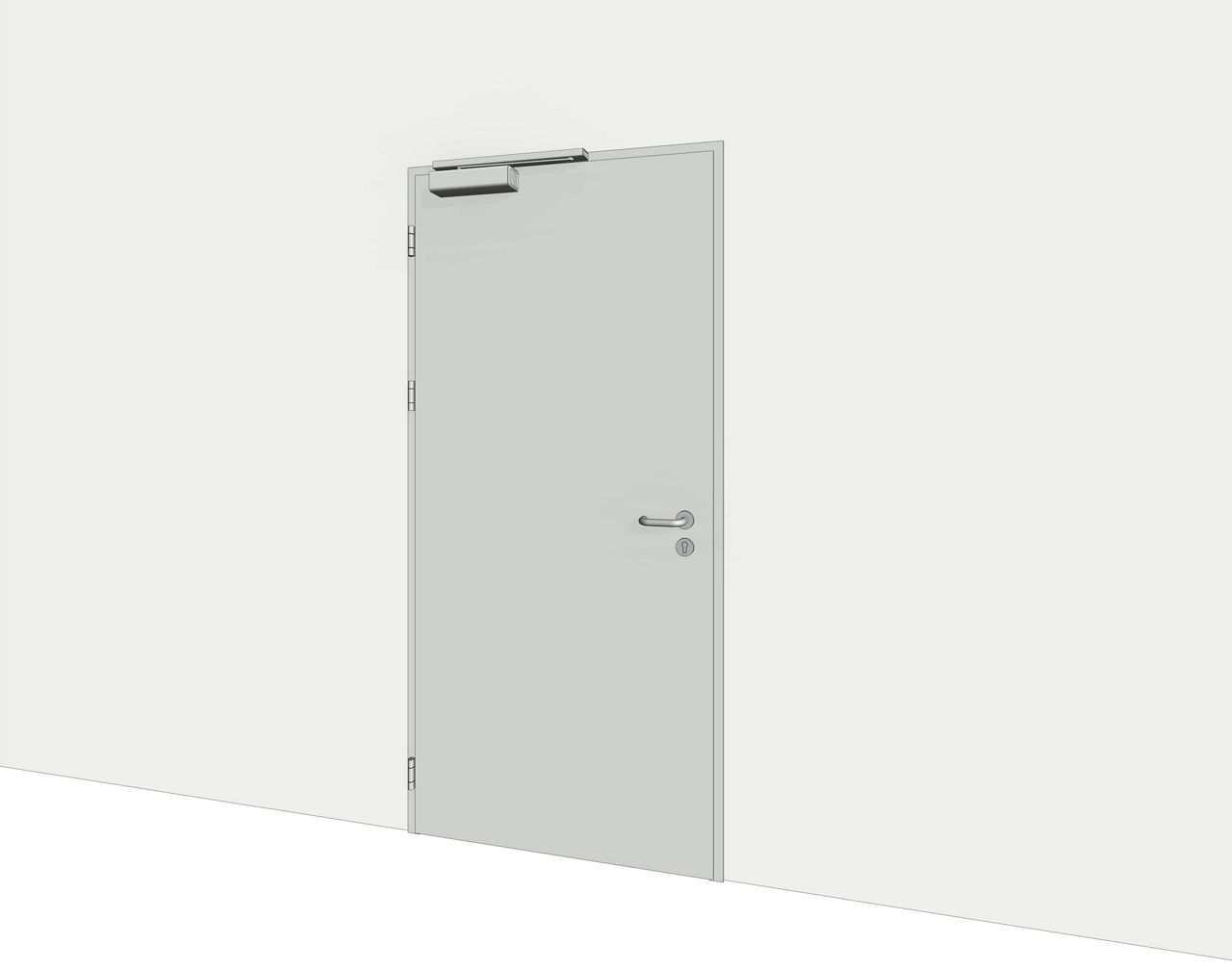 Steel door, NFR-EI30 | ASSA ABLOY